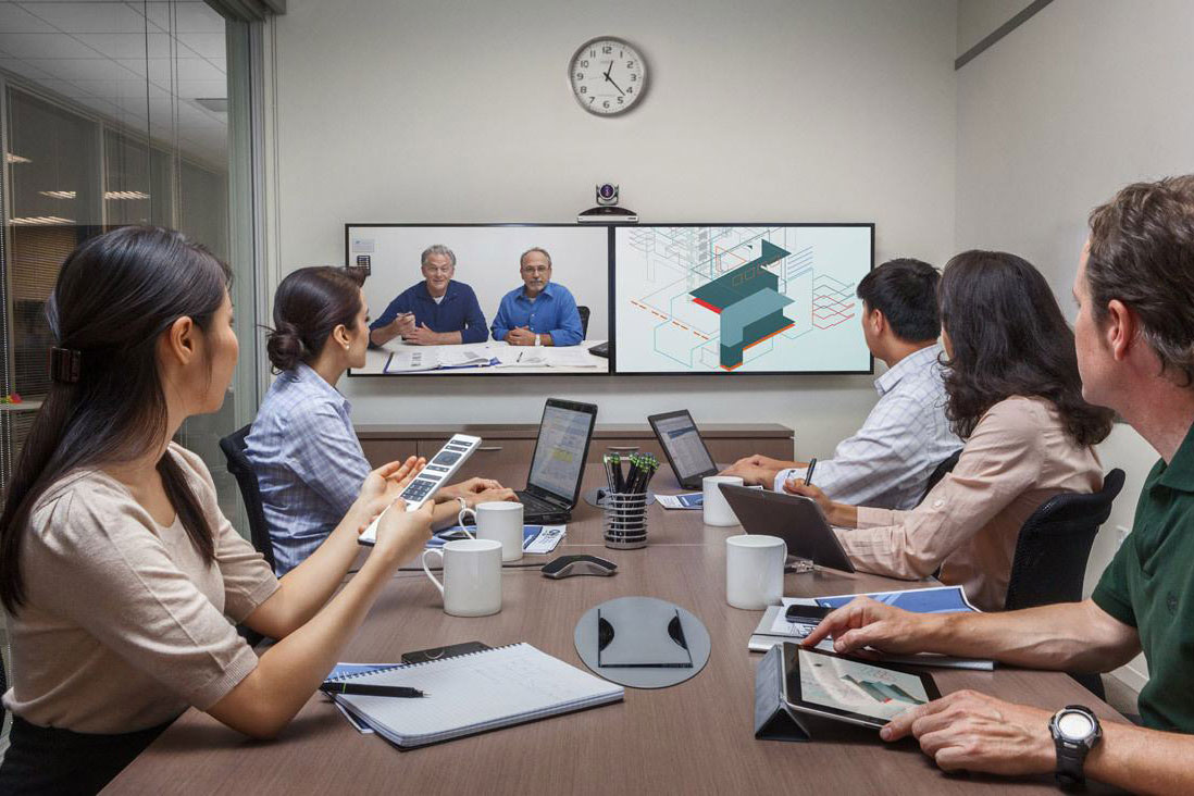 Video-Conference-2-channel-display | ScenSmart一站式智能制造平台|OEM|ODM|行业方案
