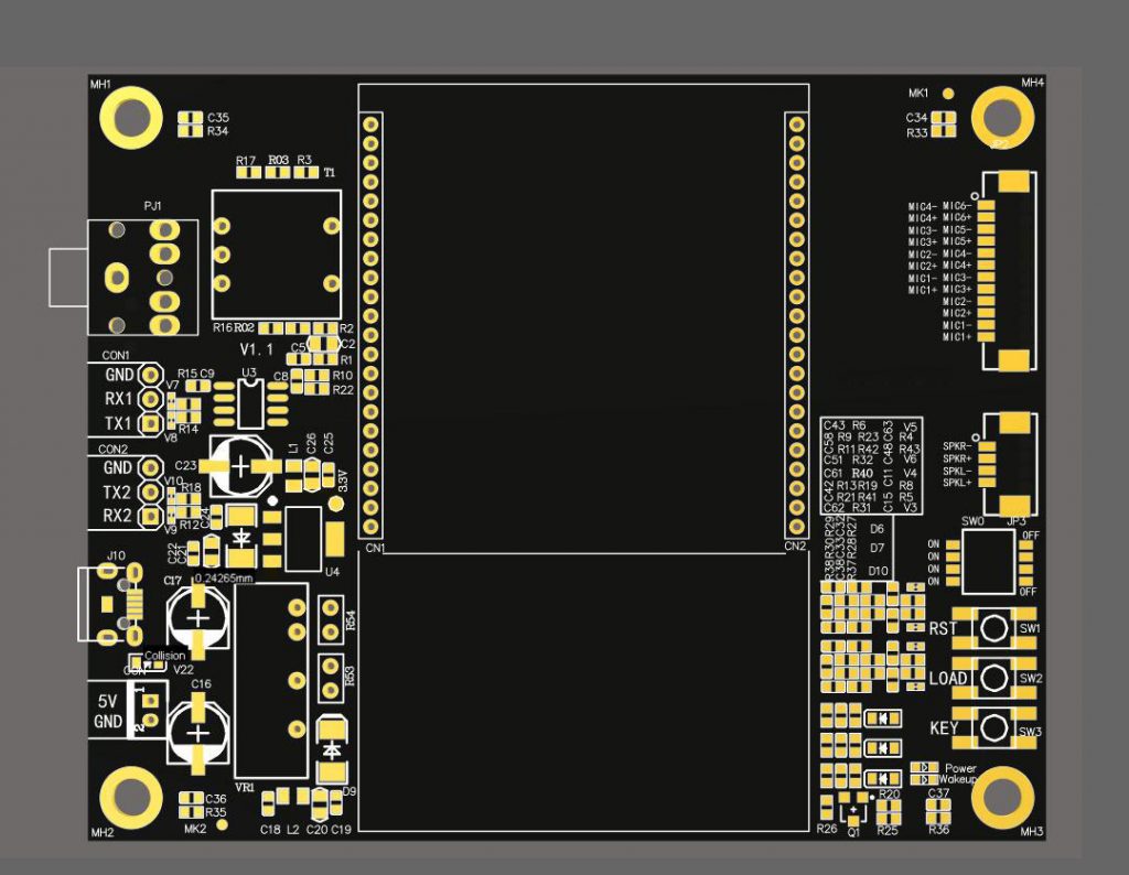 采用RK3308芯片方案的AI智能语音模块 | ScenSmart一站式智能制造平台|OEM|ODM|行业方案