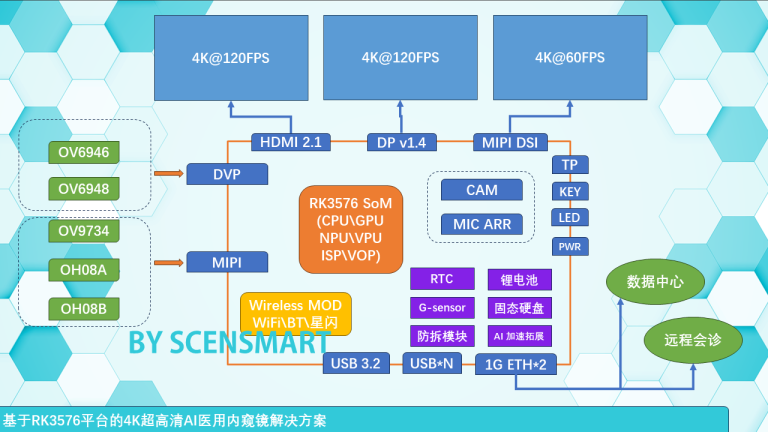 采用RK3576平台设计4K超高清AI医用内窥镜的解决方案 | ScenSmart智造平台|OEM|ODM|行业方案