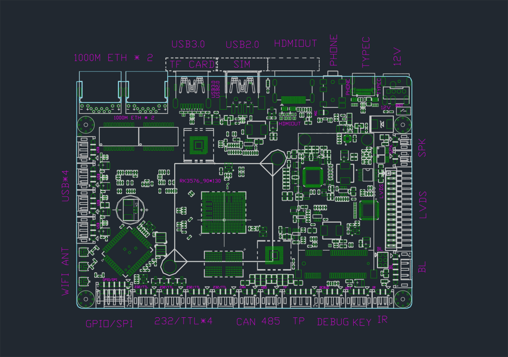 SA501 RK3576芯片AIoT嵌入式系统 | ScenSmart一站式智能制造平台|OEM|ODM|行业方案